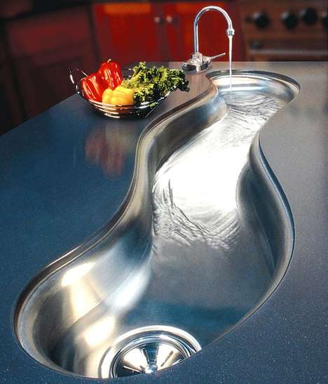 Flowing Kitchen Sinks : mystic sink