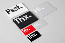 Bold Statement Branding : typographic visual branding