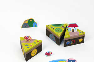 Modular Paper Island Playsets : "diy paper toy"