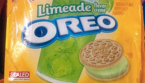 Zesty Cream Cookies : Limeade Oreo