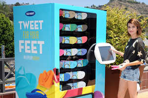 Flip Flop Vending Machines : "shoe vending machine"