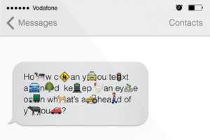 Distracting Emoji Ads : "distracted driving ad"