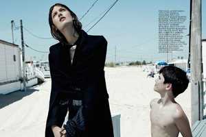 Bizarre Beachside Editorials : Interview Magazine August 2014 Beachin