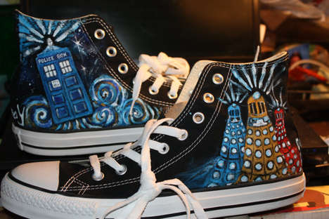 Customized Sci-Fi Sneakers : DIY shoes
