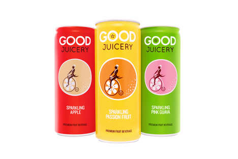 Energetic Juice Cans : "sparkling juice can"