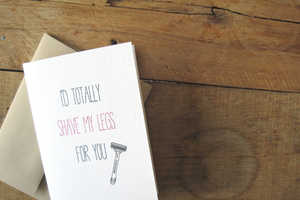 Sacrificial Romance Cards : funny greeting cards