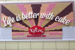 Edible Cake Billboards : "life is better with cake"