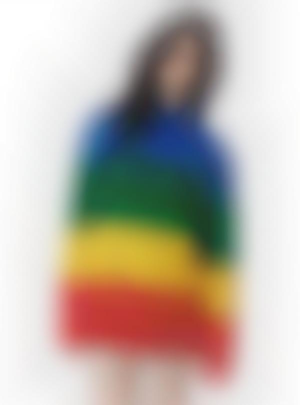 Chic Crayon-Inspired Apparel : oversized knit sweater