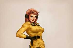 Superhero Pin-Up Illustrastions : superhero pin-up