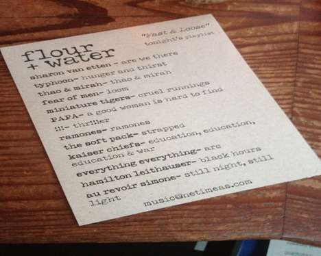 Meal-Matching Musical Menus : curated playlists