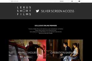 Social Pre-Screening Campaigns : "lexus short films"