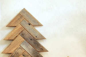 Stacked Wood Tannenbaums : wood christmas tree