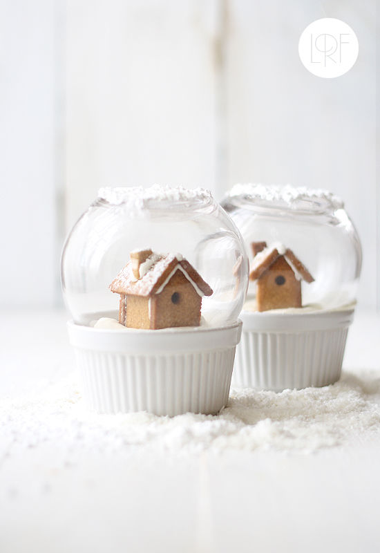 Edible Snow Globes : edible snow globe