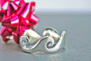 Wavy Water Rings : Silver Ring design