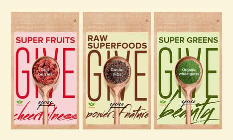 Wholesome Superfood Packets : "health packaging design"