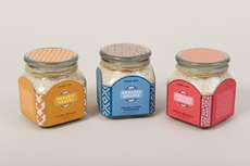 Ethnic Motif Marketing : patterned rice packaging