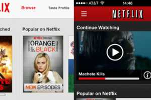 Revamped Video Streaming Interfaces : Netflix Interface