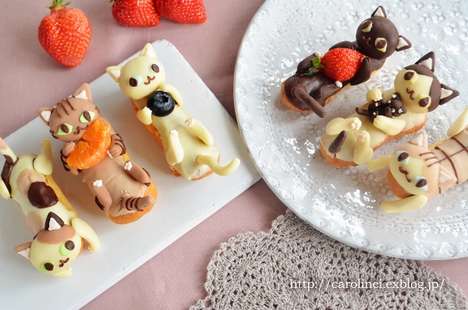 Cute Cat Desserts : cat dessert