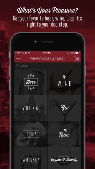 Alcohol-Ordering Apps : Topshelf