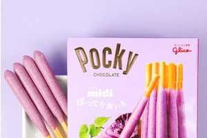 Purple Potato Confections : Pocky Midi