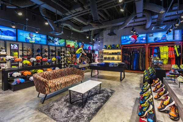 Modernized Garage Retail Stores : Sporting Goods Shop