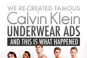 Male Body-Positive Ads : Calvin Klein underwear ads