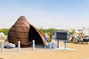 Imitation Beach Installations : beach setup