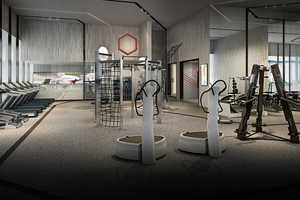 Luxurious High-Tech Gyms : Futuristic Equipment