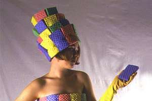 Credit Crunch Fashion: Sponge Dresses and Plastic Wrap Wigs by Kate Cusack