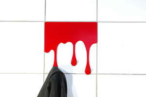 Vampire-Themed Decor: Dripping Blood Tiles