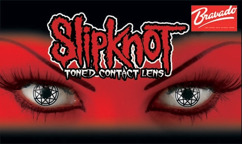Rockstar Branded Eyeballs: Metal Rock Contact Lenses