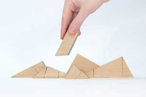 Reusable Wooden Landscape Puzzles : landscape puzzle