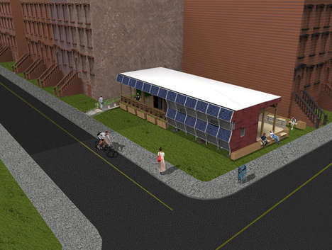 Stackable Solar Homes : solar-powered home