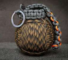 Explosively-Shaped Survival Kits : Paracord Survival Grenade