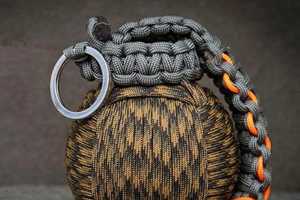 Explosively-Shaped Survival Kits : Paracord Survival Grenade