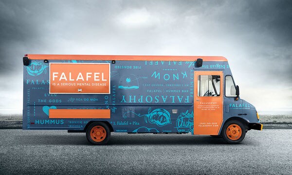 Mobile Falafel Carts : Specializes in Mediterranean Cuisine
