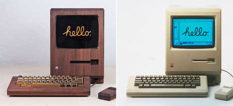 Wooden Computer Replicas : wooden keyboard