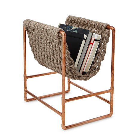 Upcycled Magazine Racks : Fishing Ropes
