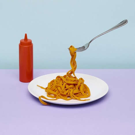 Inedible Food Sculptures : appetizing meal