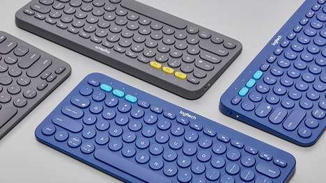 Ergonomic Circular Computer Keys : computer key