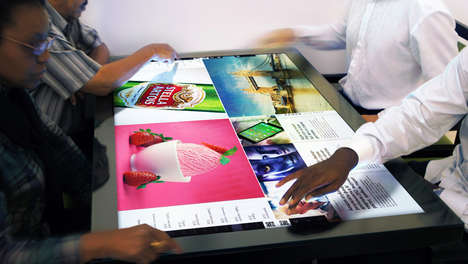 Experiential Ice Cream Cafes : Touchscreen Menu