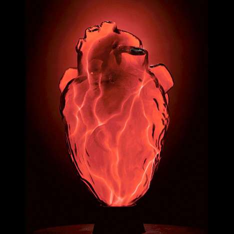 Anatomy Inspired Lighting: The Mini Heart Electric Lamp Is Bloody ...