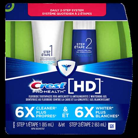 Two-Step Toothpaste Systems : Crest HD