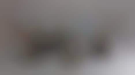 Muscular Table Legs: The Human Table by Dzmitry Samal Has Four Male Legs