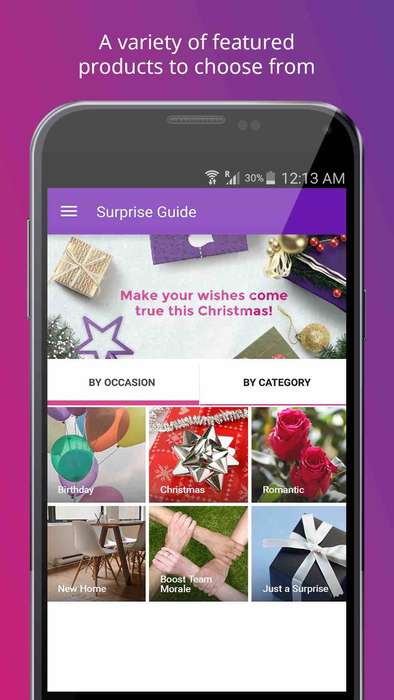 Data-Driven Gift Apps : shop app