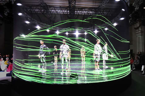 Immersive Fashion Installations : digital fashion show