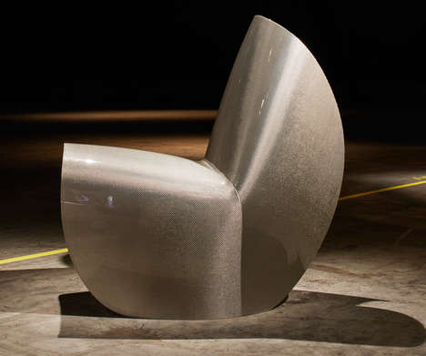 Carbon-Sculpted Chairs : carbon fiber sheet