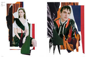 Collaged Model Portraits : Cut and Paste