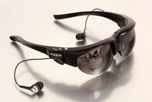 High-Tech Video Glasses: The Vuzix Wrap 920AV Virtual Reality Shades ...