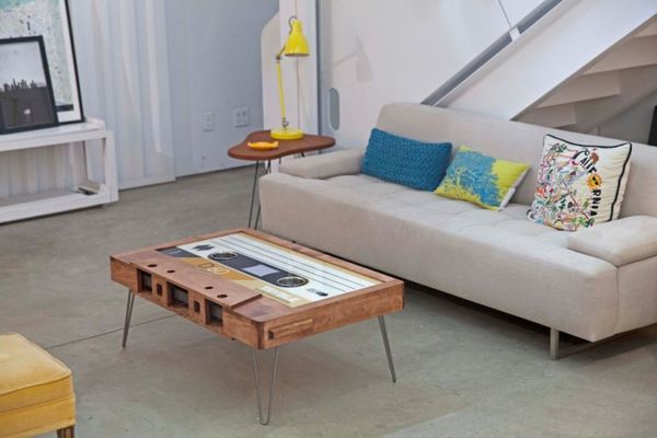 Retro Cassette Tables : compact cassette